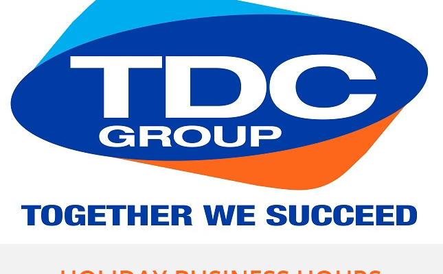 End of Year and New Year Holiday Business Hours - TDC Group
