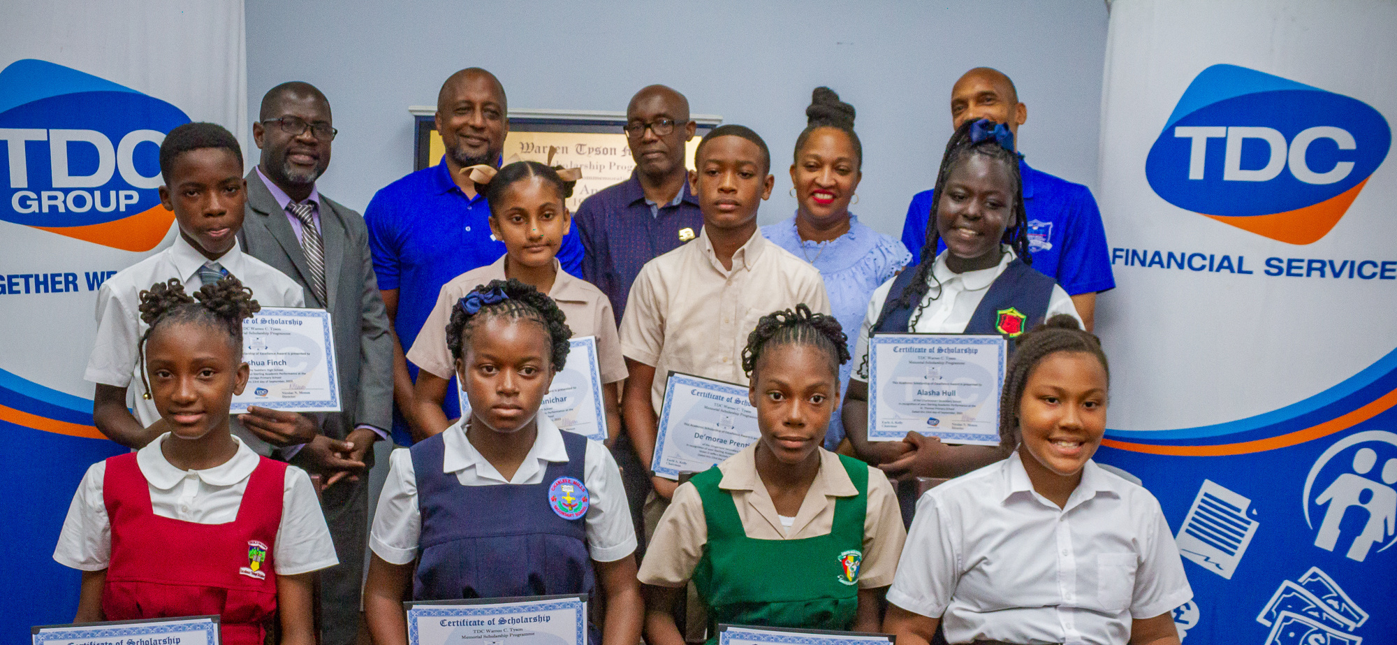 Eight Scholars receive the 2023 TDC Warren C Tyson Memorial Scholarship - TDC Group