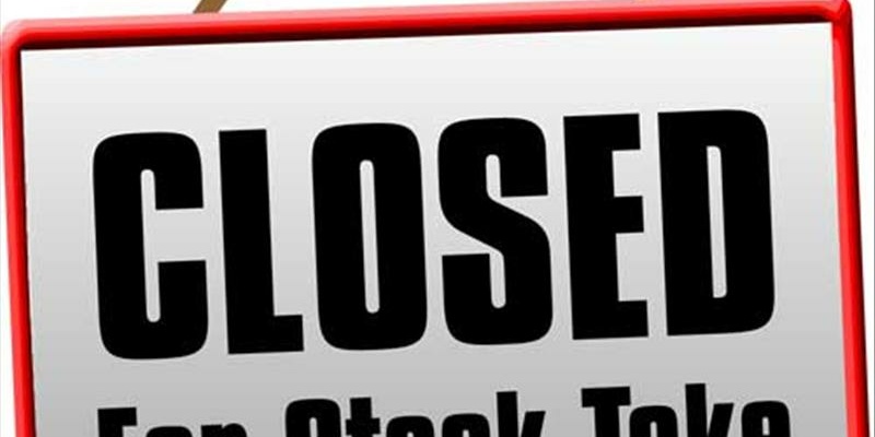 Notice: Closure for Stock Taking - TDC Group